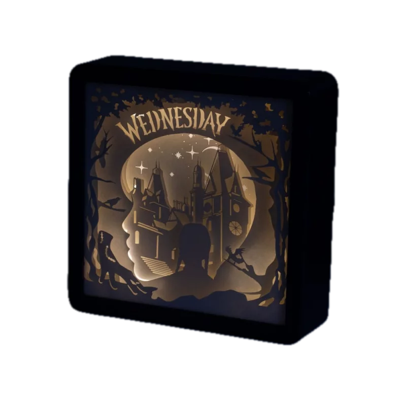 Wednesday Ambiant Lamp Layer Light Wednesday Silhouette 22cm