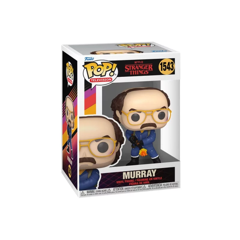 Stranger Things POP! Télévision Murray Flamethrower Figurine 10cm N°1543