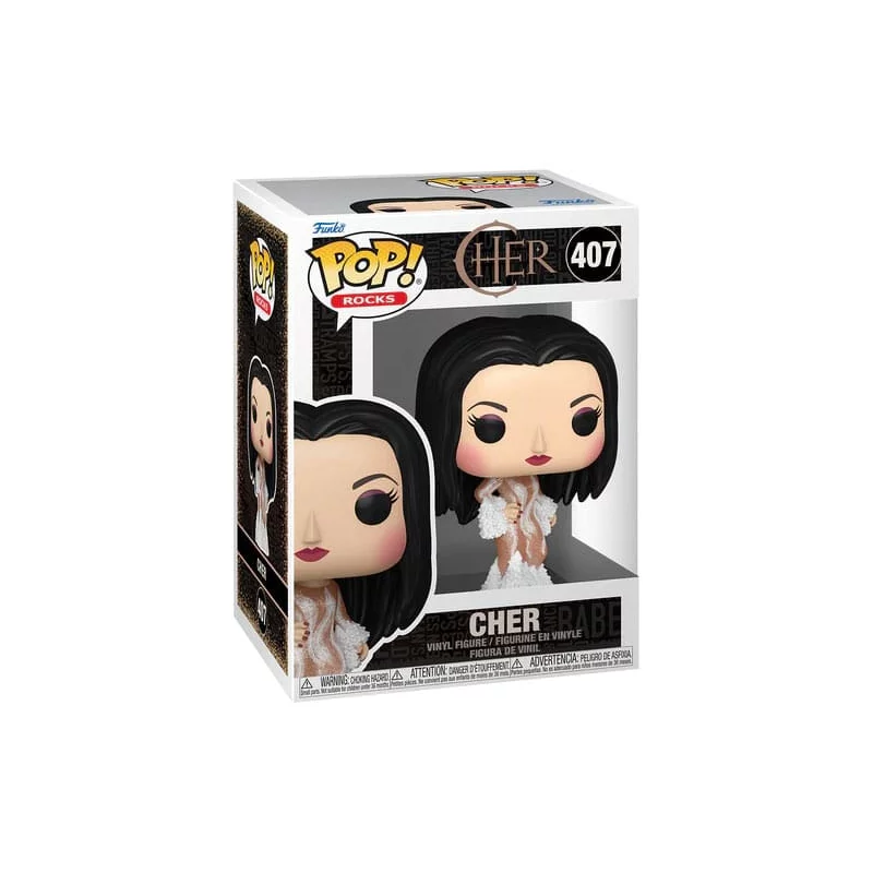 Cher POP! Rocks Cher(Met Gala 1974) Figure 10cm N°407