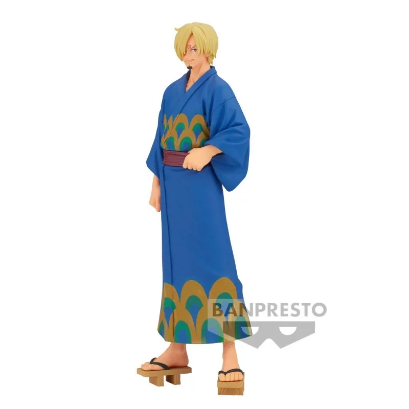 One Piece Figure DXF Grandline Series Wanokuni Sanji Yukata 17cm