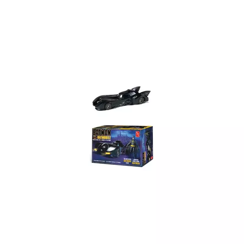 Batman 1989 Batmobile with Resin Batman Figure 1:25 Scale Model Kit AMT