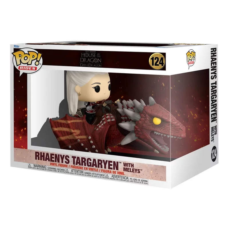 House of the Dragon POP! Ride Deluxe Rhaenys Targaryen with Meleys ...