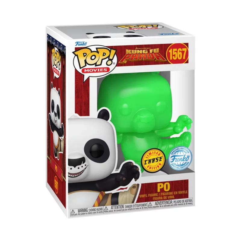 Kung Fu Panda POP! Movies Po Figure 10cm N°1567 *CHASE*