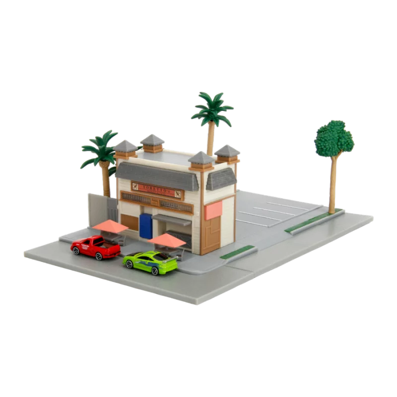 Fast & Furious Toretto´s Market & Cafe Nano Scene Diorama