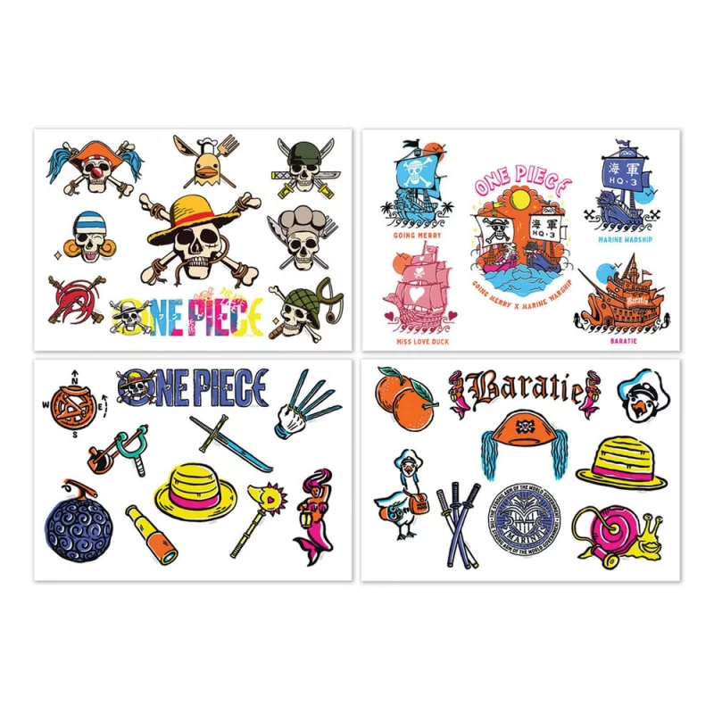 One Piece Stickers Tech