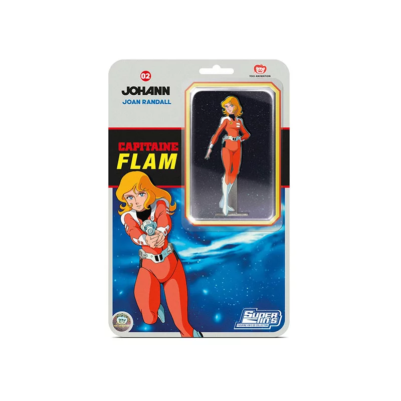 Captain Flam Pin's Blister Card Johann 10cm