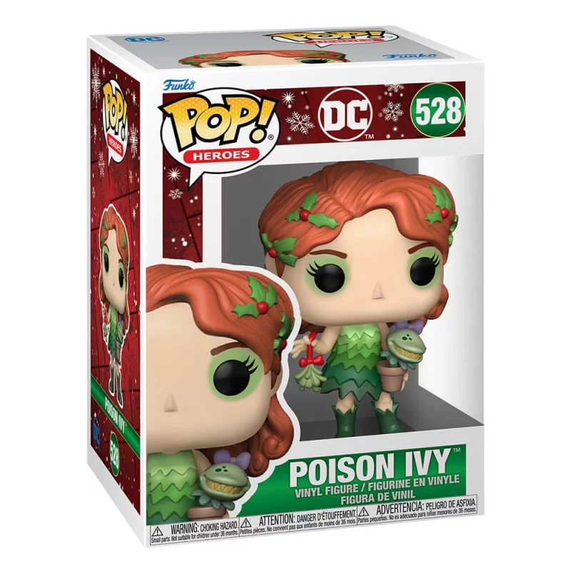 DC Comics POP! Heroes Holiday Poison Ivy Figure 10cm N°528