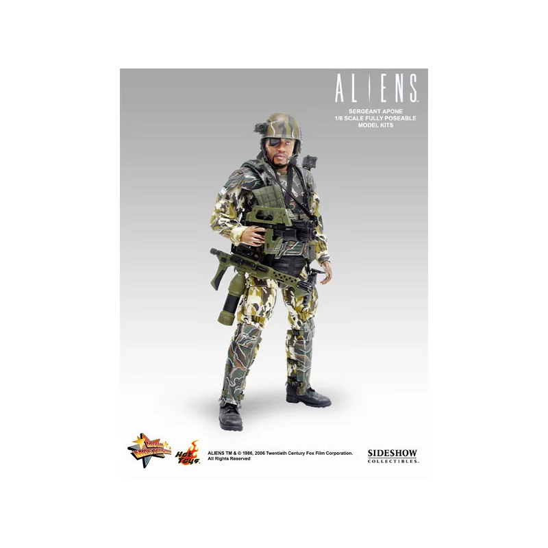 Aliens Hot Toys MMS04 USCM Sergeant Apone 1/6 Collectible Figurine 30cm ...
