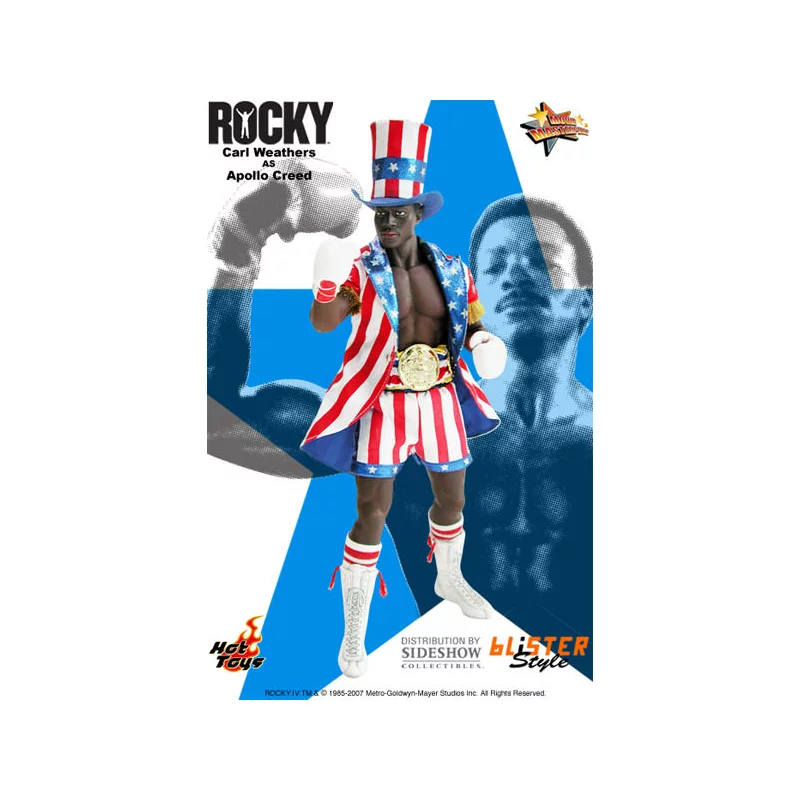 Hot Toys MMS36 Rocky Apollo Creed Collectible Action Figure 1/6 30cm ...