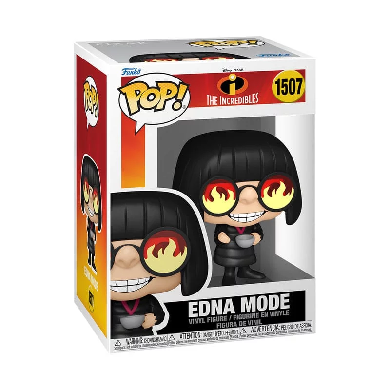 The Incredible 20th Anniversary POP! Disney Edna Mode Figure 10cm N°1507