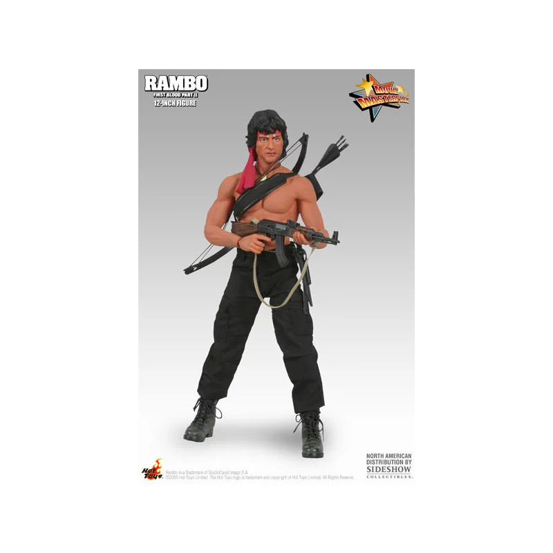 Hot Toys MMS06 Rambo First Blood PART II Collectible Action Figure 1/6 ...