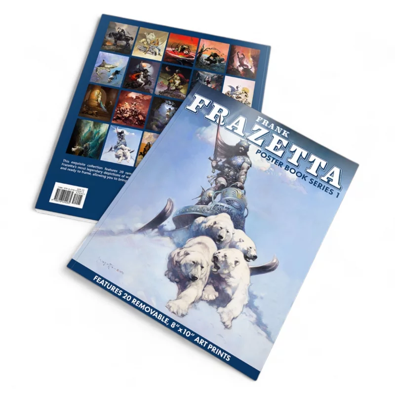 The Frazetta Poster Book 20 Removable Prints 25x20cm