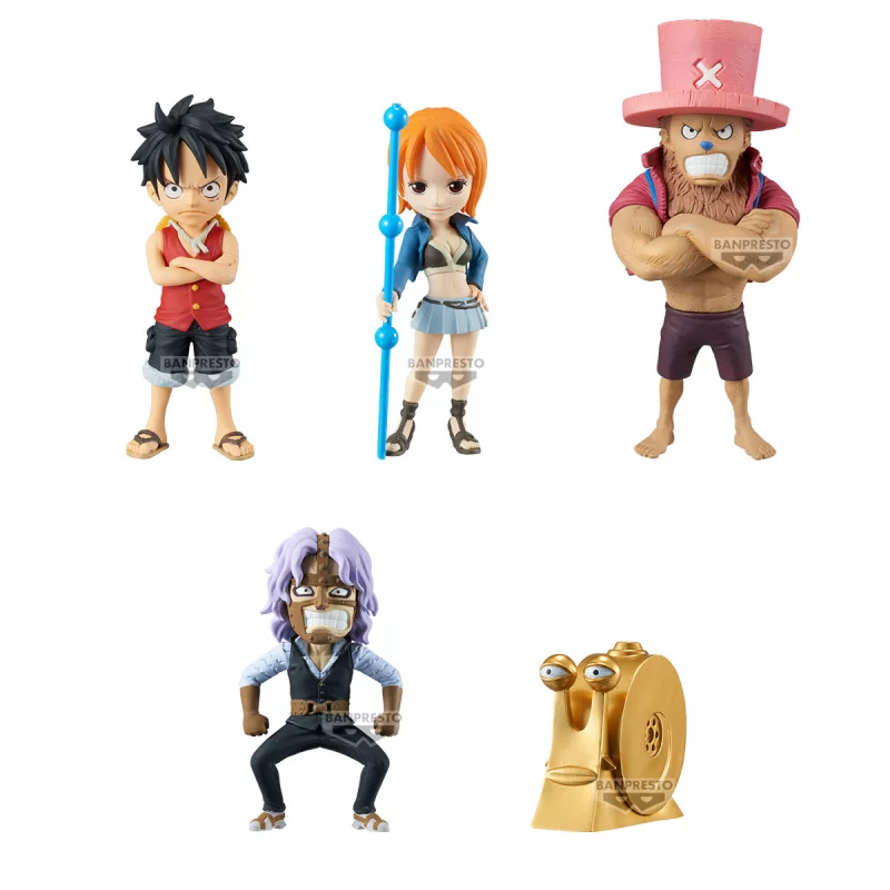 One Piece Set of 5 Figures WCF Enies Lobby 1 7cm