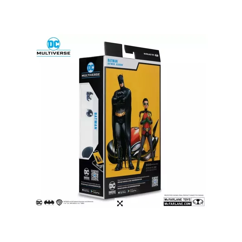 DC Multiverse Action Figure Batman Batman Reborn Platinum 18cm
