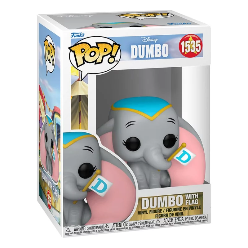 Dumbo POP! Disney Dumbo w/flag Figurine 10cm N°1535