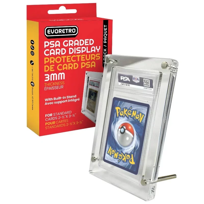 Evoretro Acrylic case PSA graded card stand acrylic protector 3.0MM