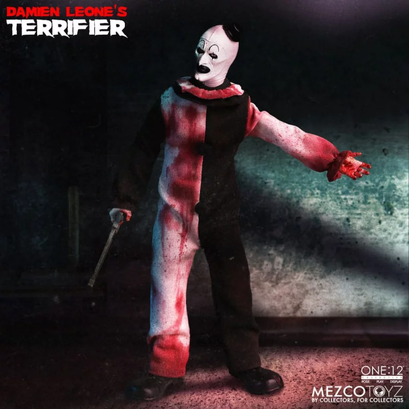 Terrifier Action Figurine 1/12 Art the Clown Deluxe Edition 17cm