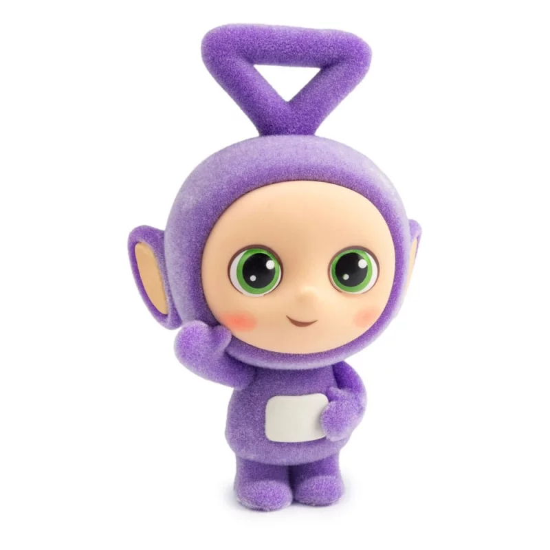 Teletubbies Action Figurine mini Cheebee Tinky Winky Flocked 6cm