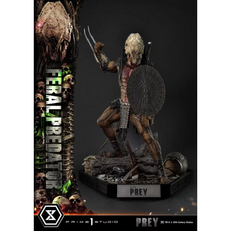 Prey (Movie) Statue 1/3 Feral Predator Deluxe Version 89cm