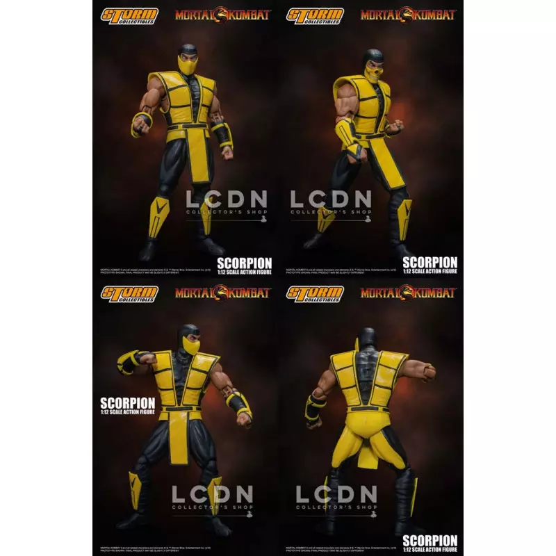Mortal Kombat Scorpion Storm Collectibles 1 12 Action Figure 16cm