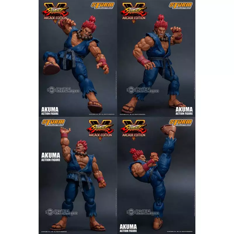 Street Fighter V Akuma Arcade Edition Nostalgia Costume 1 12 Action Figure Storm Toys Collectibles