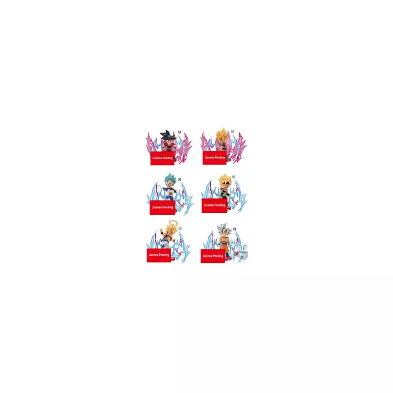 Dragon Ball Super WCF Plus Effect Set de 6 figurines ChiBi 7cm