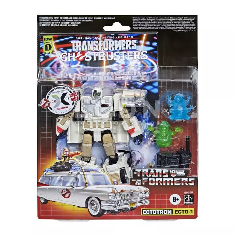 Transformers x Ghostbusters Ectotron Slimer Action Figure 18cm