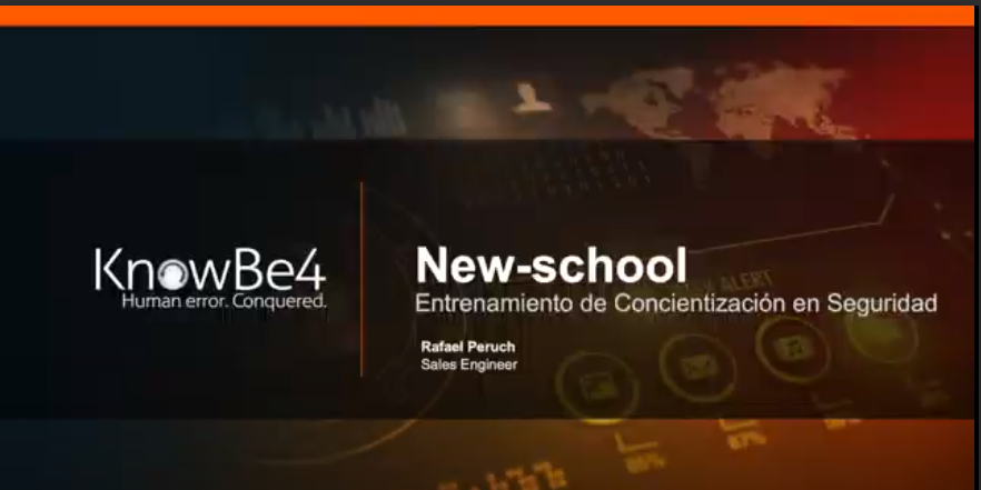 KnowBe4: New-school Entrenamiento de Concientización en Seguridad