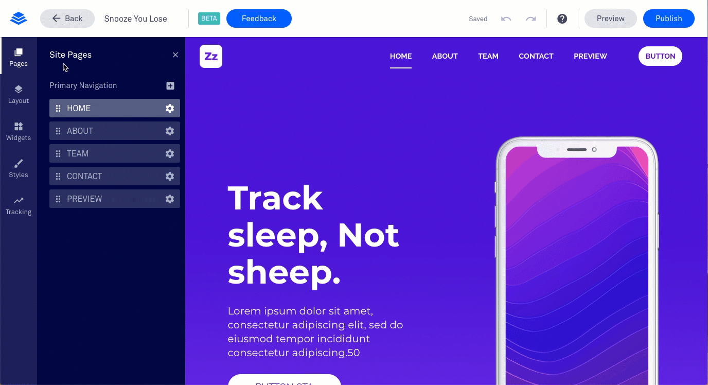 Edit site pages and settings – Leadpages Knowledge Base
