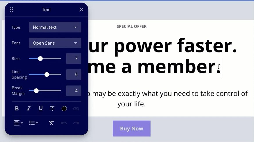 The text widget – Leadpages Knowledge Base
