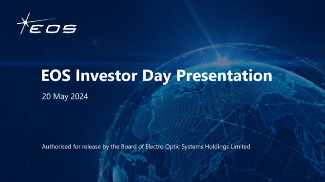 ASX:EOS - 2024 Investor Day Presentation