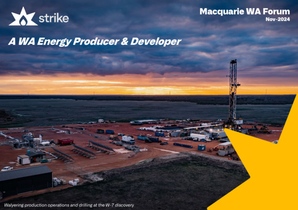 ASX:STX - Macquarie WA Forum