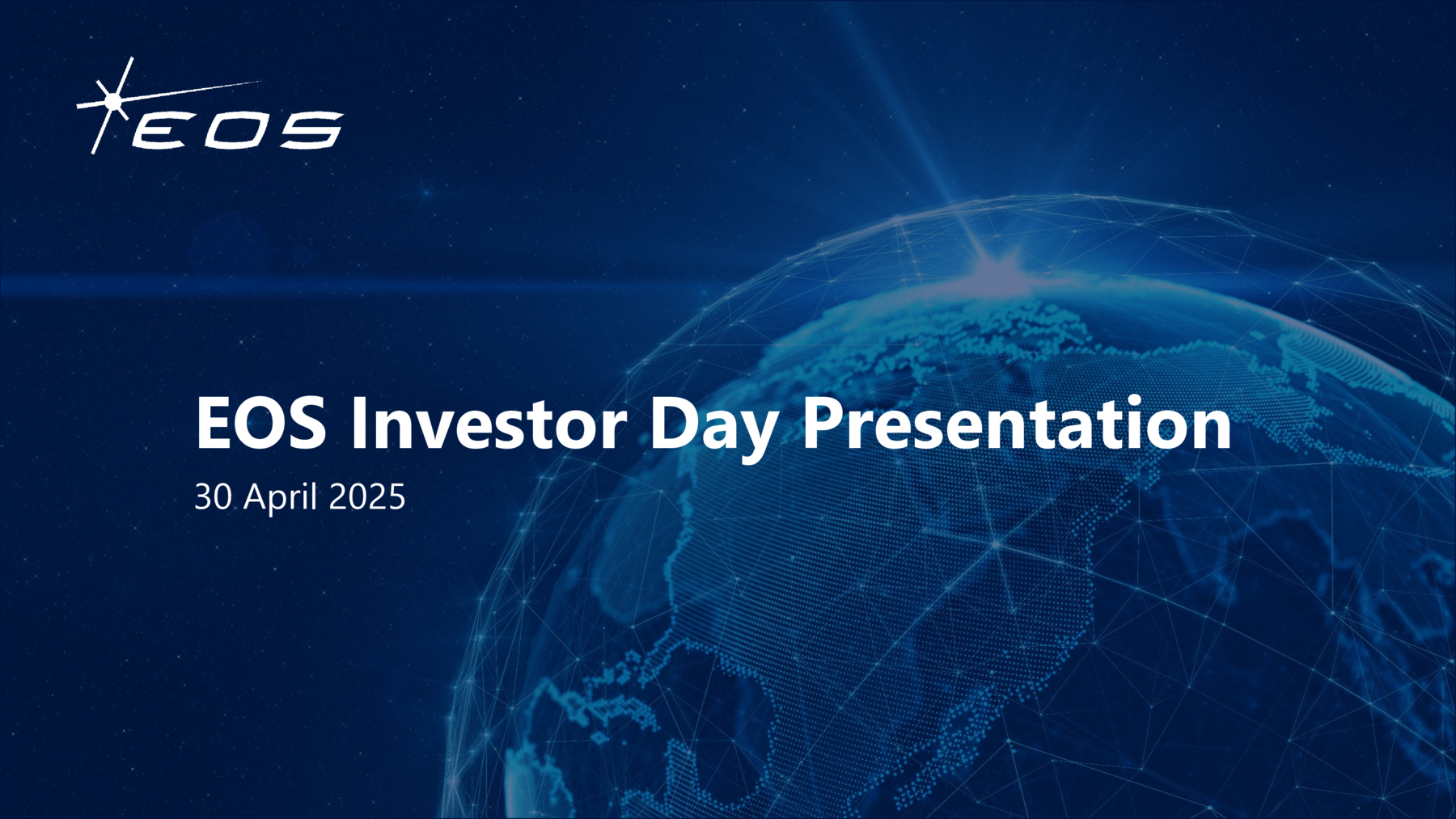 ASX:EOS - 2025 Investor Day Presentation