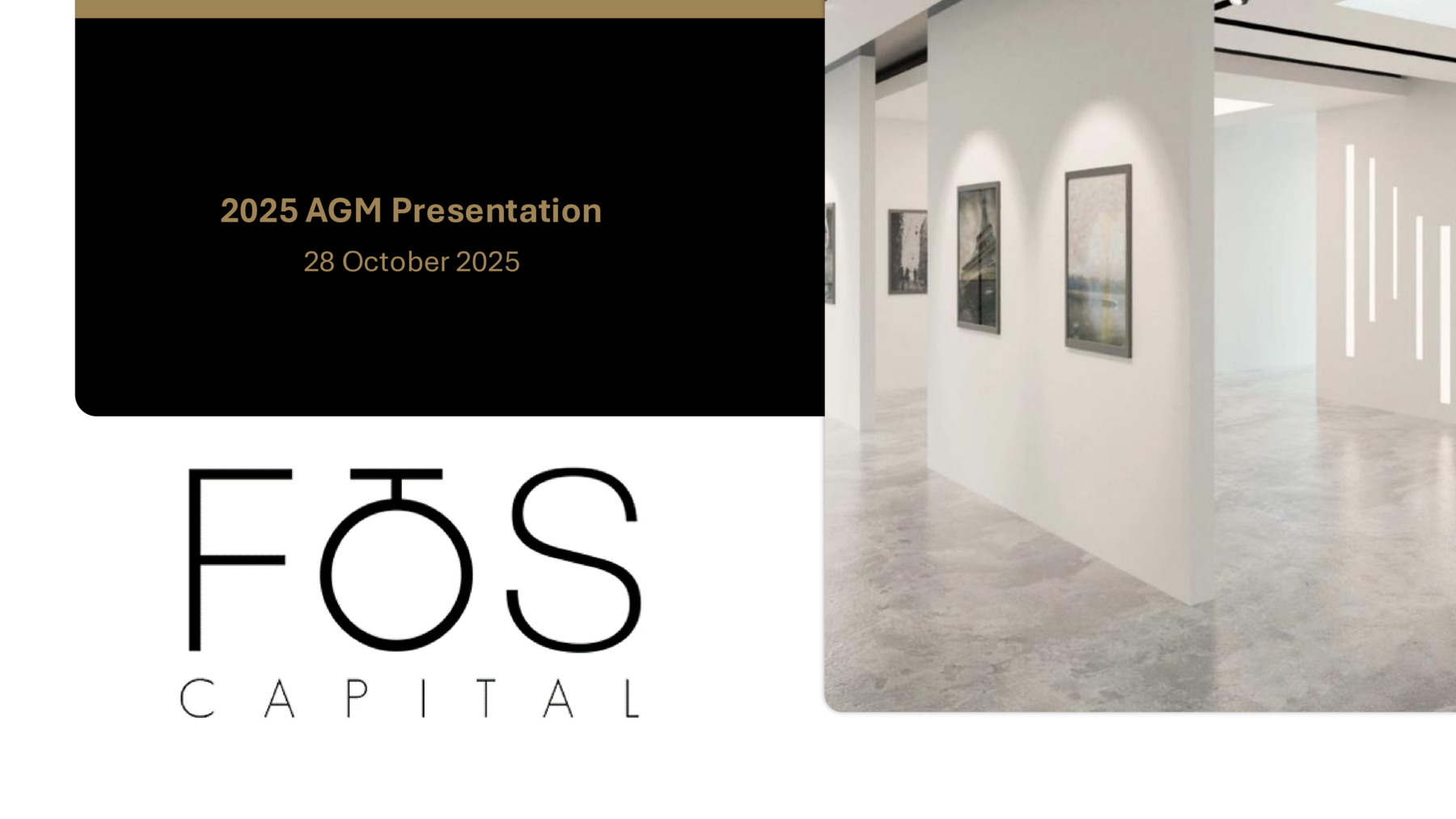 ASX:FOS - FOS Capital - 2025 AGM Presentation
