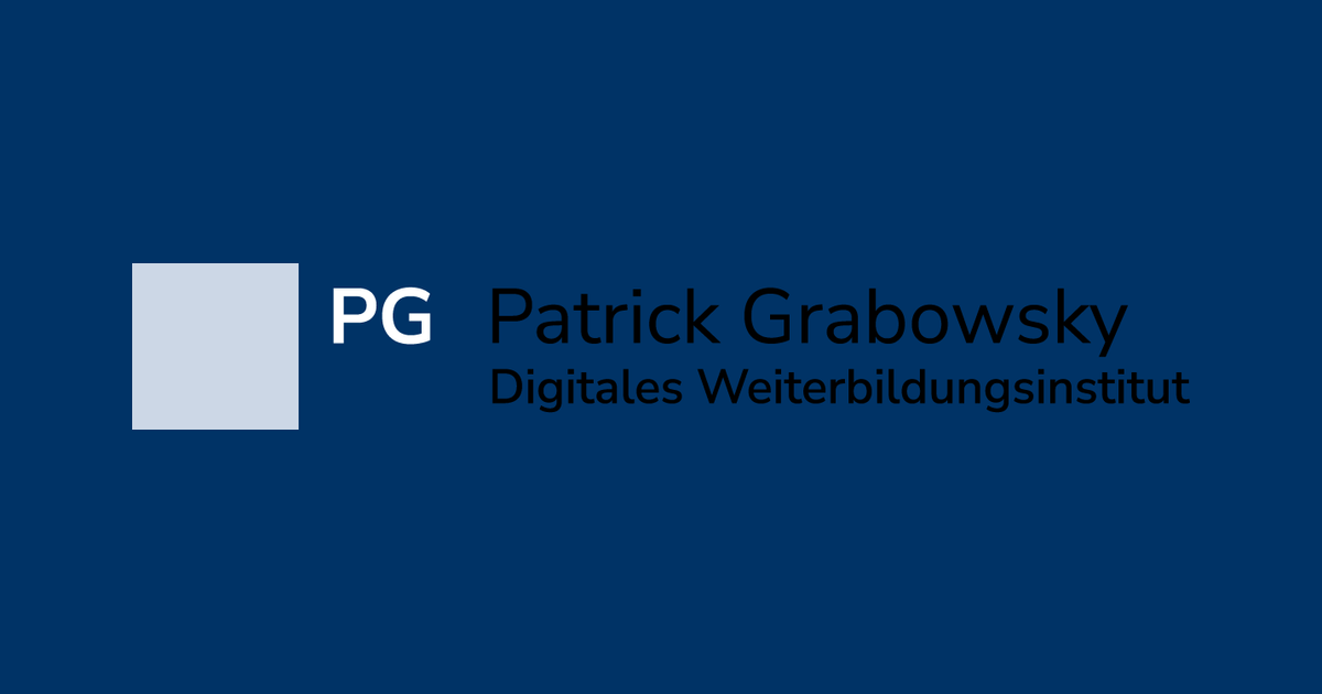 Digitales Weiterbildungsinstitut Patrick Grabowsky