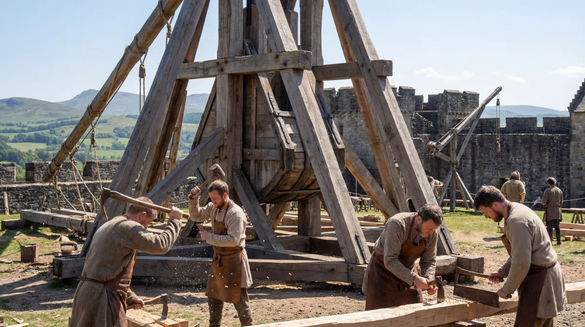 Medieval Siege Warfare: Trebuchets & Battering Rams Explained