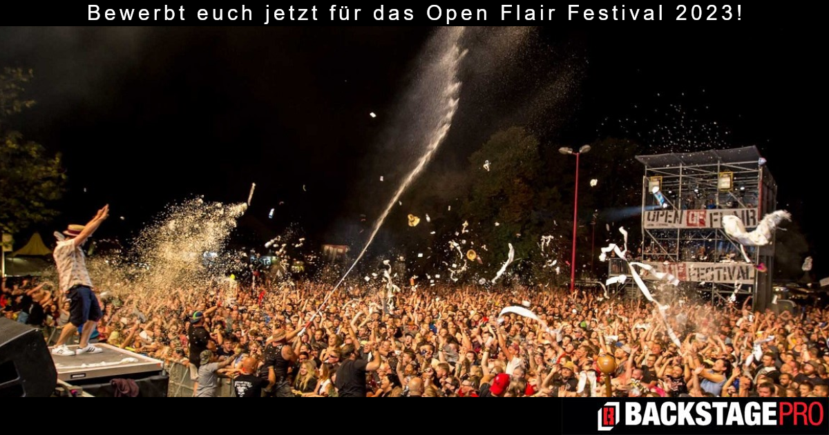 Eröffnet das Open Flair Festival 2023 in Eschwege, 12.08.2023, Eschwege ...