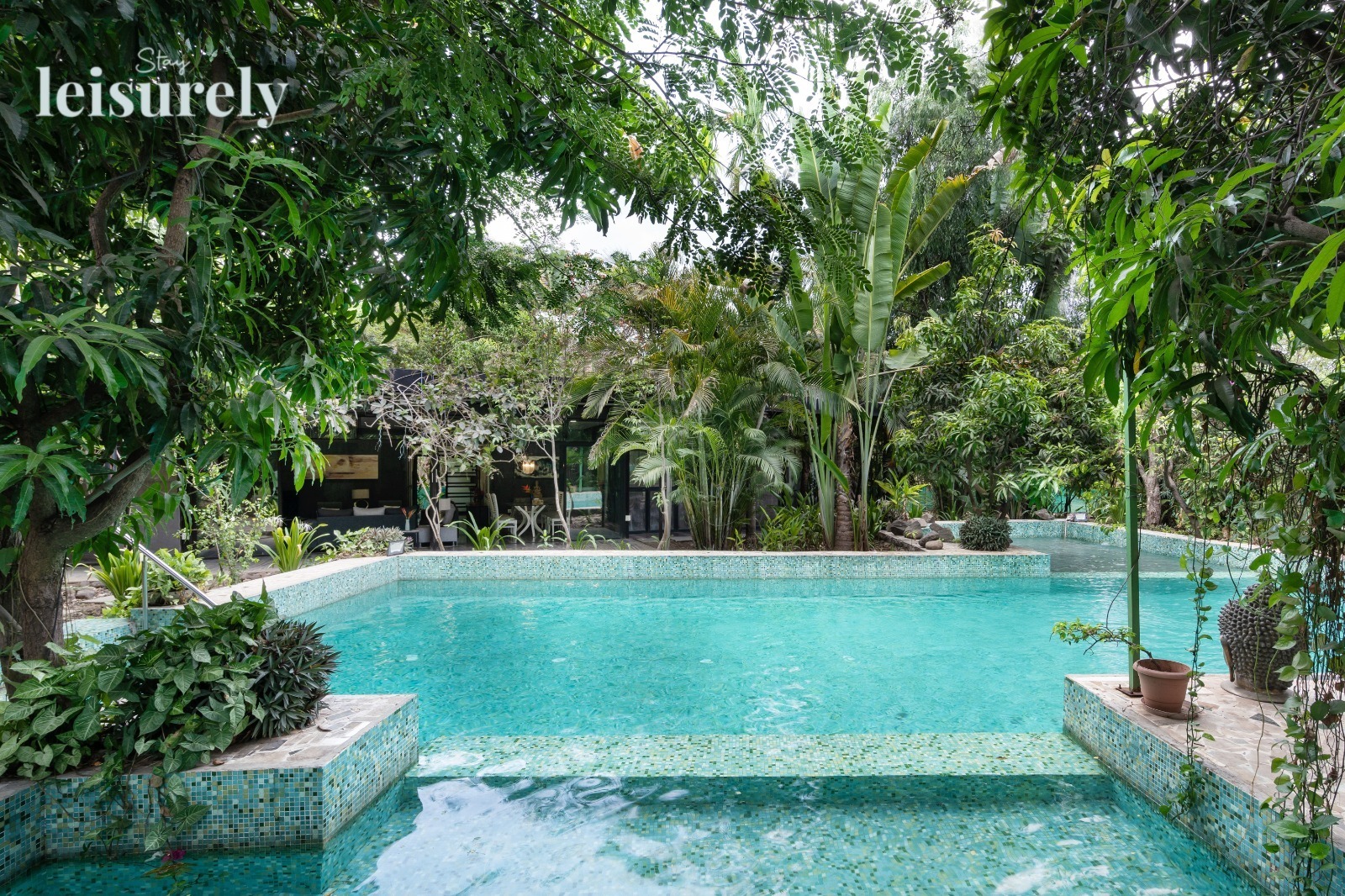 Exotic Oasis 2BHK - Ecological Theme Villa with Lap Size Private Pool Near Karjat & Panvel