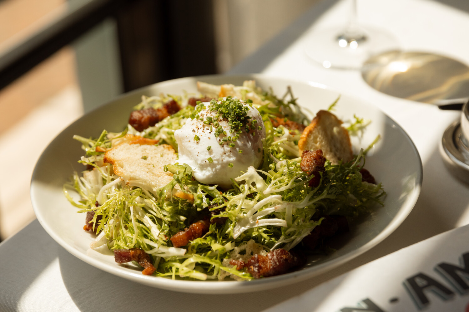 Frisée & Lardon Salad - Lettuce Entertain You