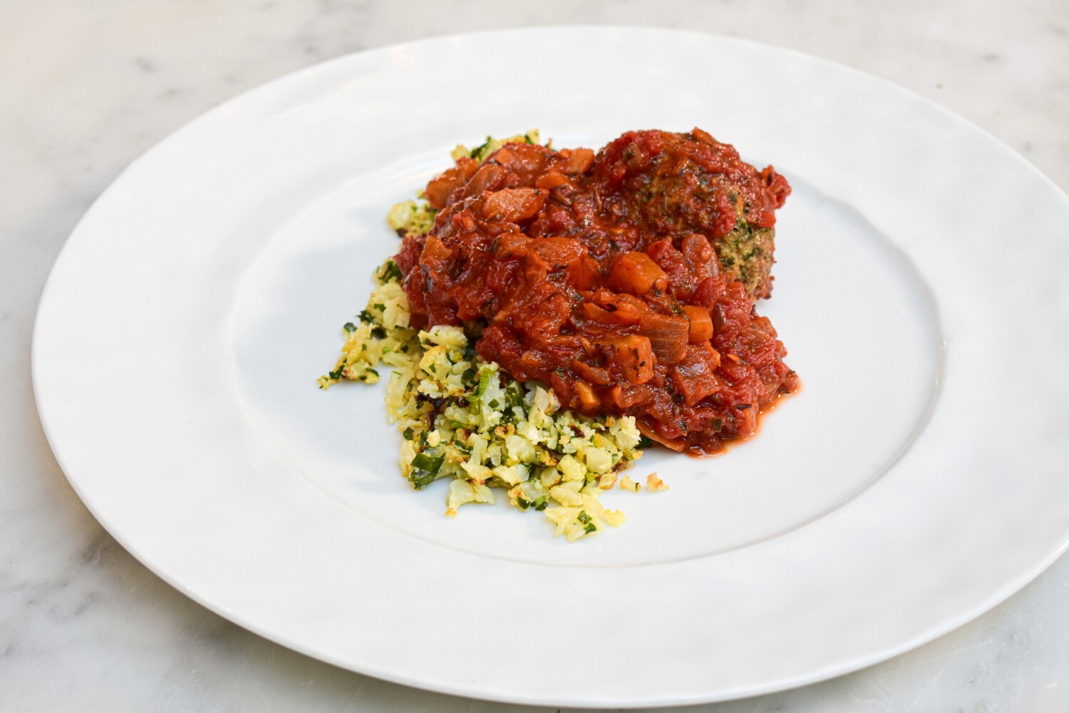 Turkey Meatballs with Fennel Ragu and Cauliflower Rice - Lettuce ...