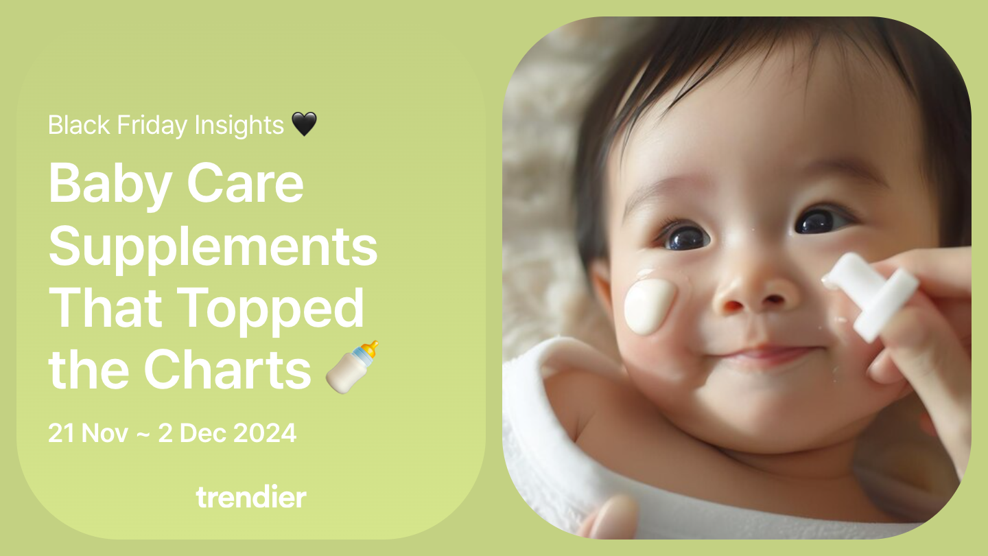 Black Friday Insights 🖤 Baby Care Supplements That Topped the Charts 🍼