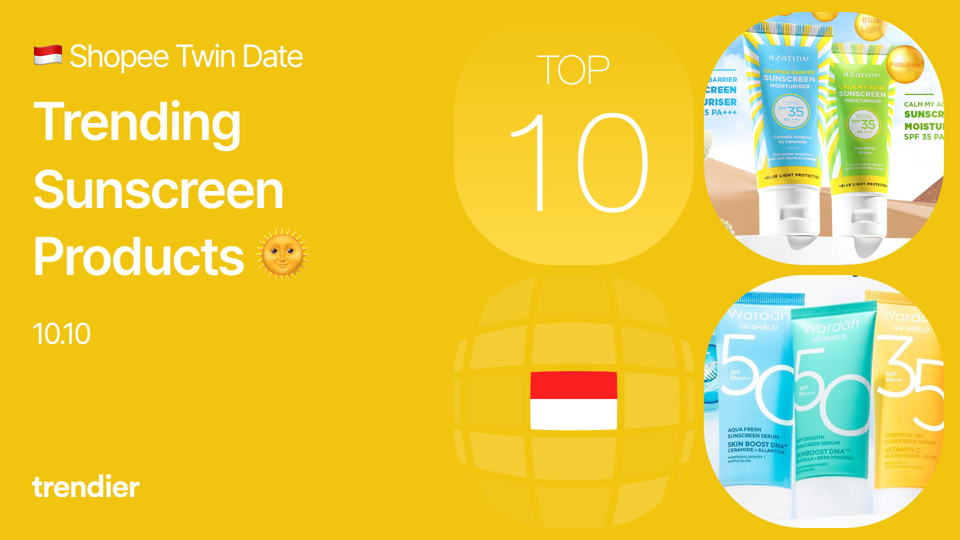 🇮🇩 Shopee Twin Date | Trending Sunscreen Products 🌞