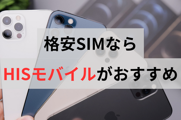 【格安SIM】HISモバイルがおすすめ！コスパ良し！｜リベシティノウハウ図書館