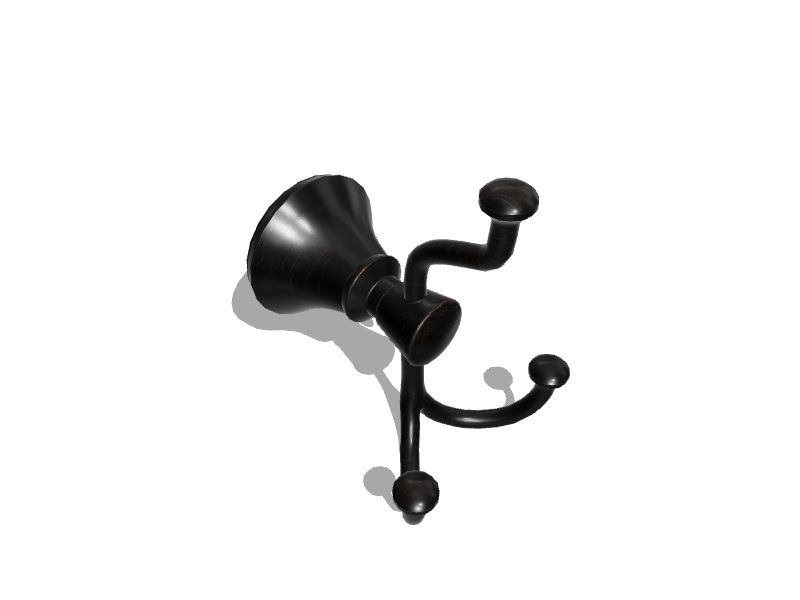 Delta Valdosta Triple-Hook Venetian Bronze Towel Hook in the Towel ...