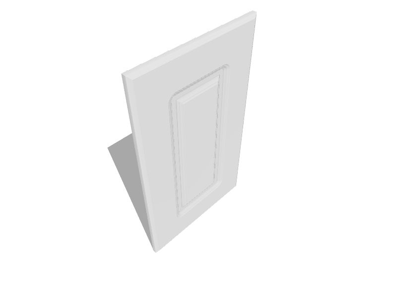 Surfaces 13-in W x 22-in H Rigid Laminate Square Base Cabinet Door ...