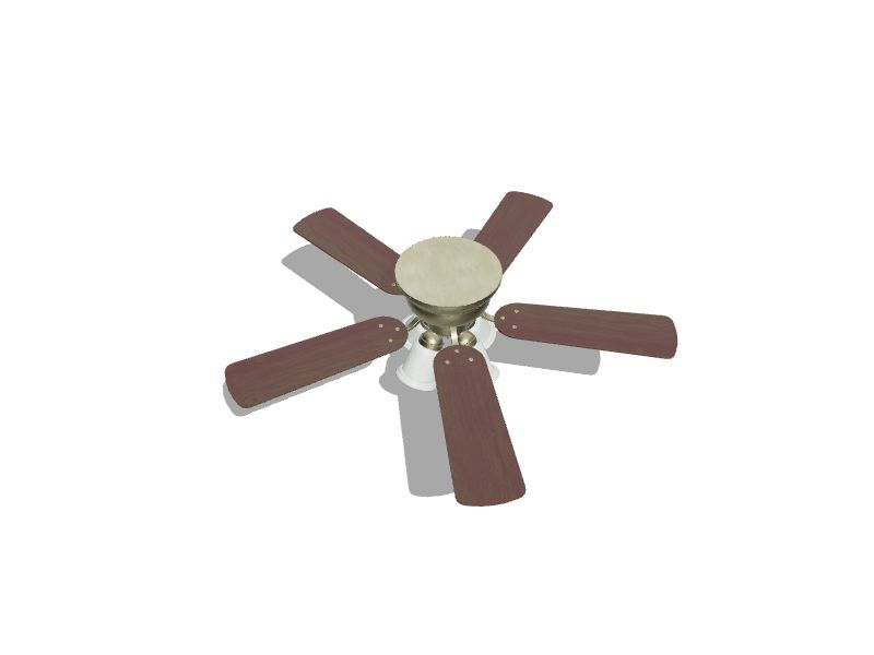 Harbor Breeze 52 In Centreville Antique Brass Ceiling Fan With Light ...