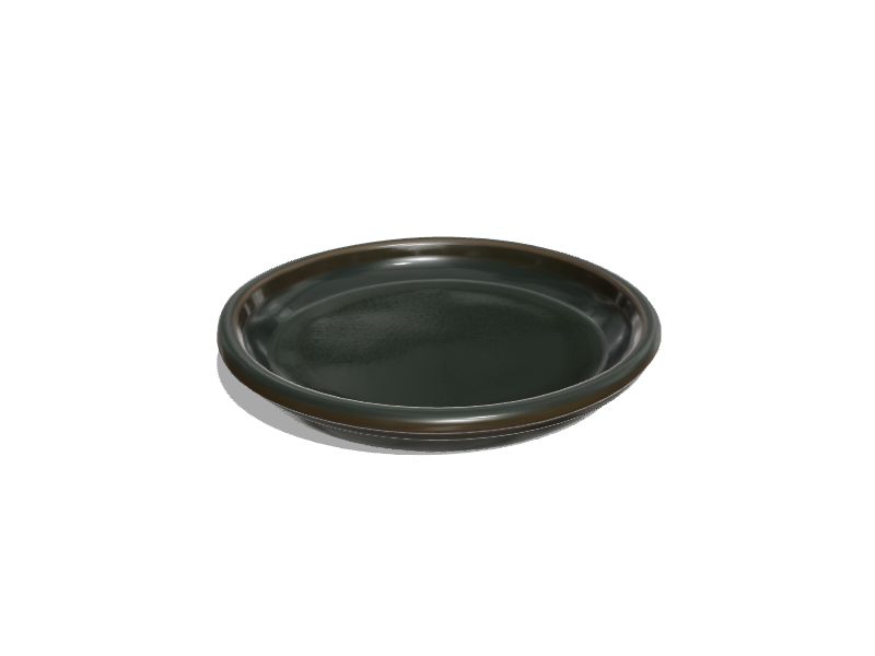 allen + roth 13-Inches Green Ceramic Plant Saucer in the Plant Saucers ...
