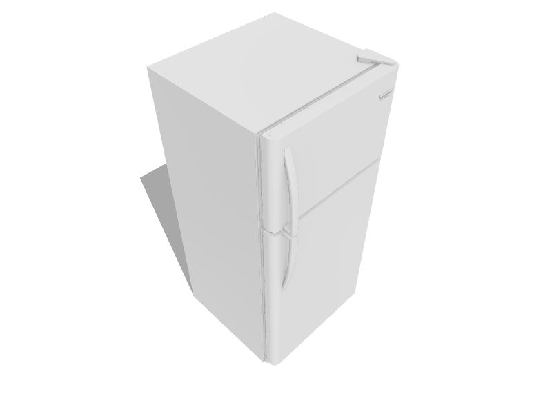 Frigidaire 18-cu ft Top-Freezer Refrigerator (White) at Lowes.com