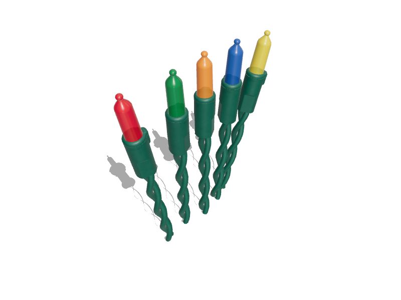 GE 300-Count StayBright Multicolor LED String Christmas Lights 91095LO ...