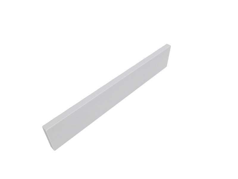 allen + roth 4-in H x 21-in L White Engineered Marble Bathroom Side ...